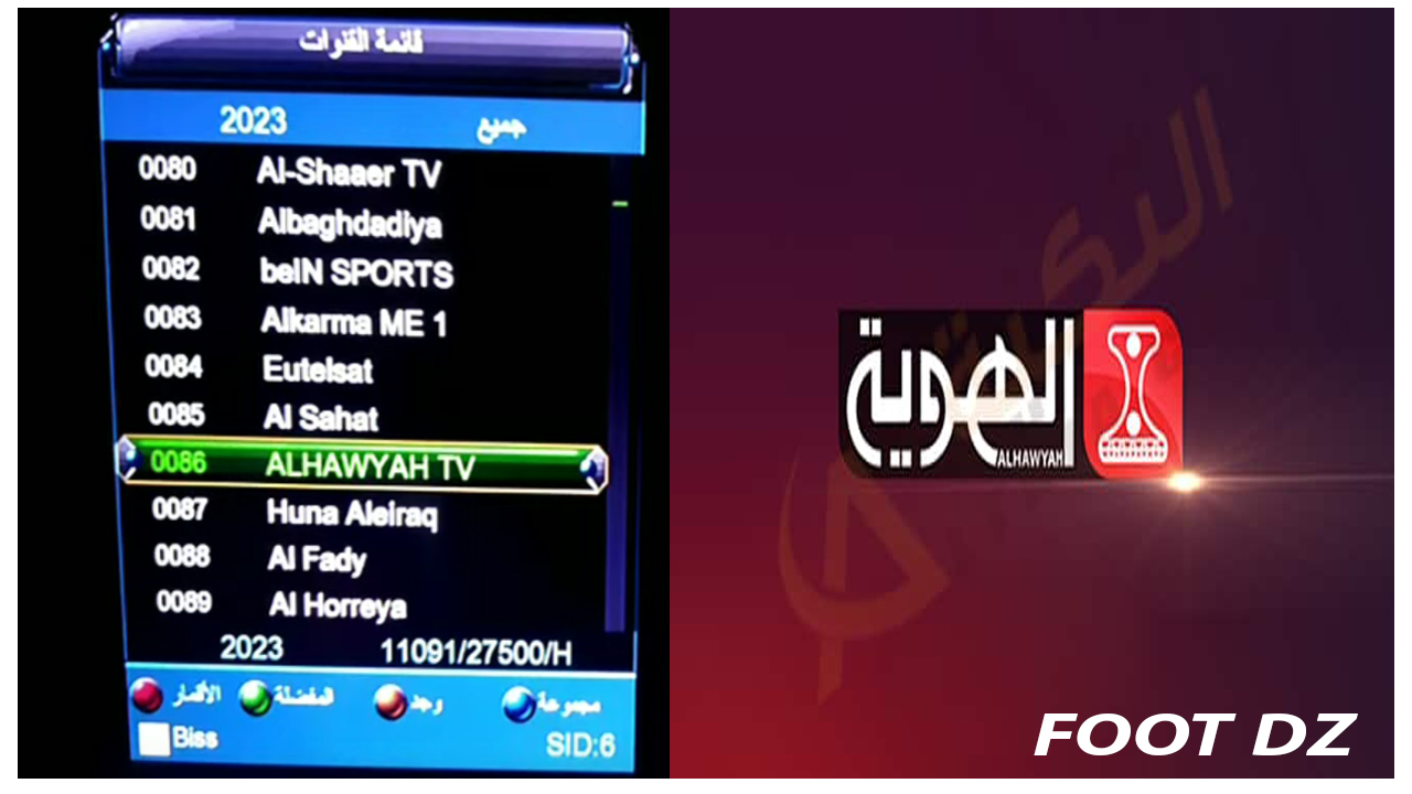 تردد قناة الهوية اليمنية الجديد على النايل سات ومشاهدة كأس العالم بالمجان - foot dz